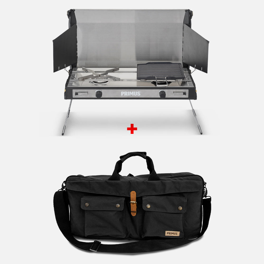Tupike Camping Stoves + Carry Bag for Gourmet Outdoor Cooking | Primus